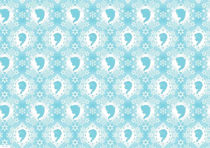 DISNEY FROZEN - PATTERN SHEET A4 EDIBLE IMAGE
