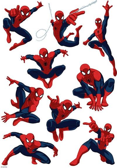 SPIDERMAN CHARACTER SHEET A4 EDIBLE IMAGE