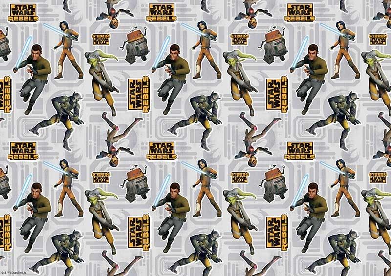 STAR WARS - REBELS PATTERN SHEET A4 EDIBLE IMAGE