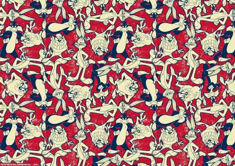 LOONEY TUNES - PATTERN SHEET A4 EDIBLE IMAGE