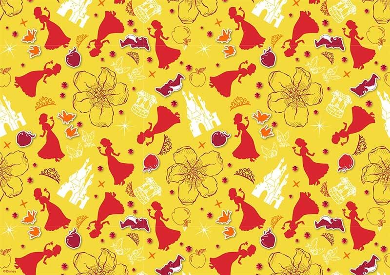 DISNEY PRINCESS - SNOW WHITE PATTERN SHEET A4 EDIBLE IMAGE