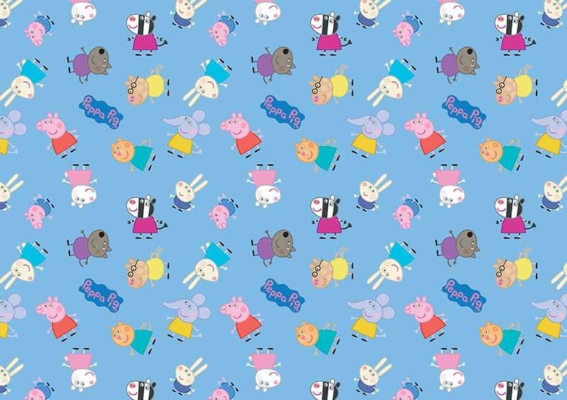 PEPPA PIG PATTERN SHEET A4 EDIBLE IMAGE