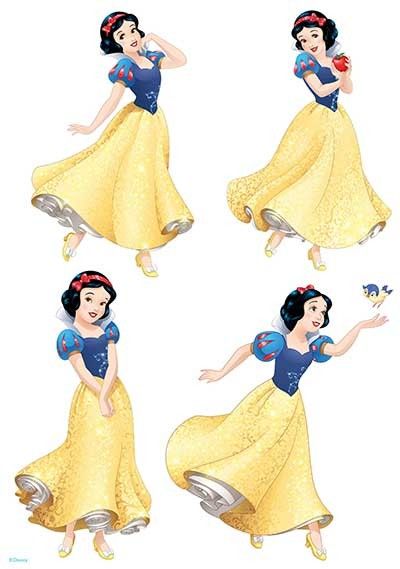 DISNEY PRINCESS - SNOW WHITE CHARACTER A4 EDIBLE IMAGE