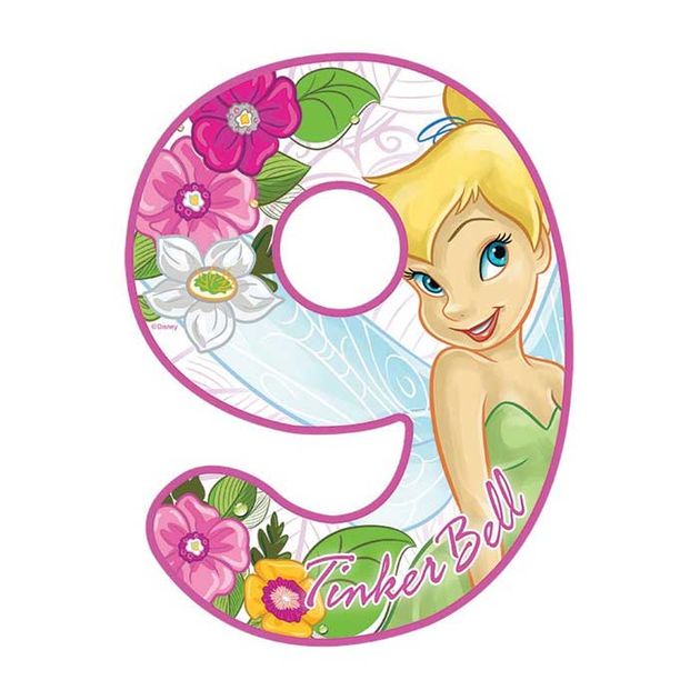 DISNEY FAIRIES NUMBER 9 | EDIBLE IMAGE