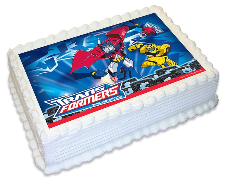 TRANSFORMERS - A4 EDIBLE ICING IMAGE - 29.7CM X 21CM (APPROX.)