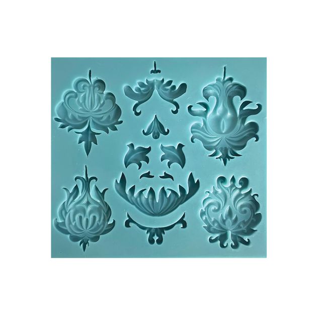 ASSORTED SCROLLS 2 SILICONE MOULD