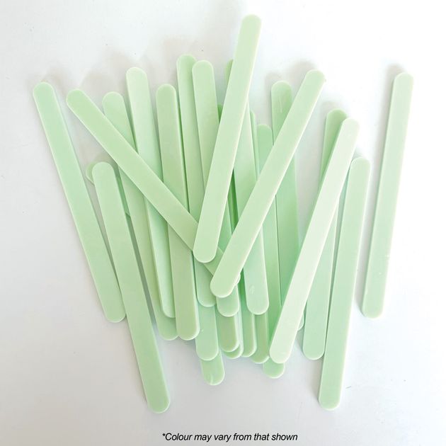 GREEN | POPSICLE STICKS | 24 PACK