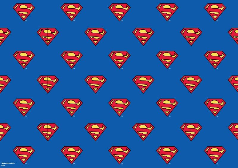 SUPERMAN - PATTERN SHEET A4 EDIBLE IMAGE