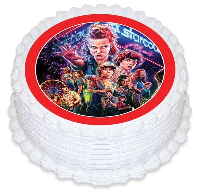 STRANGER THINGS | 160MM ROUND | EDIBLE IMAGE