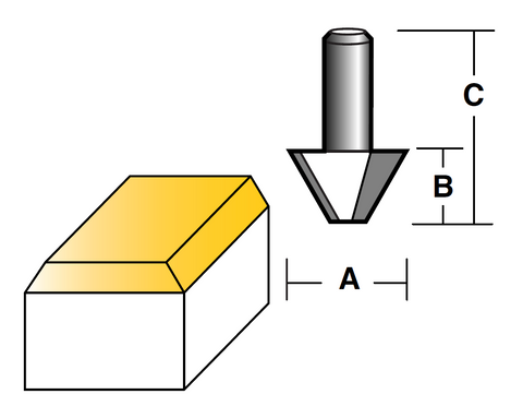 30 DEGREE BEVEL TRIMMING BITS