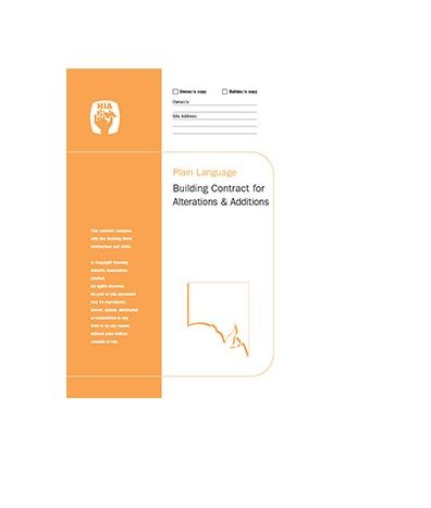 HIA BOOK ALTERATION & ADDITION CONTRACT