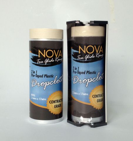 DROP CLOTH PRETAPED MASKING FILM & DISP 1800MMX33M