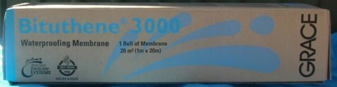 WATERPROOF BITUTHENE 3000 1X20M (ROLL)