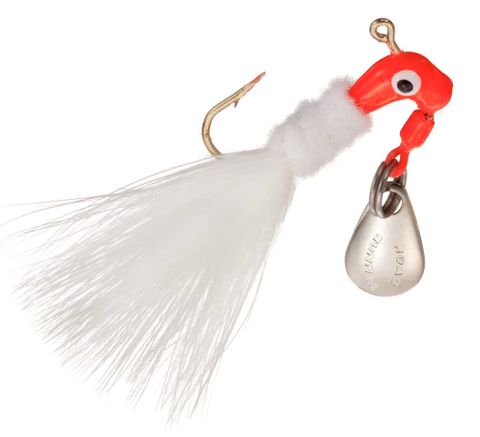 1/4 OZ ROAD RUNNER MARABOU RED/WHITE | Bishop Distributing, Inc.