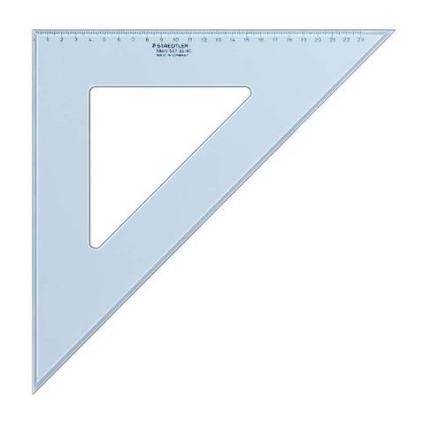 STAEDTLER 45 DEG 36CM SET SQUARE