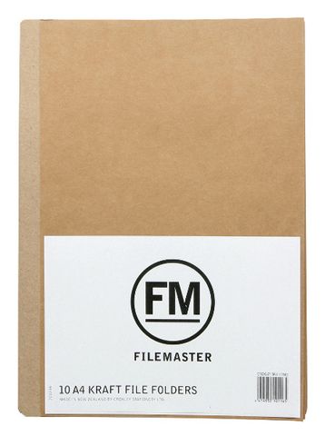 FM MANILLA KRAFT FILE FOLDER A4 PKT10