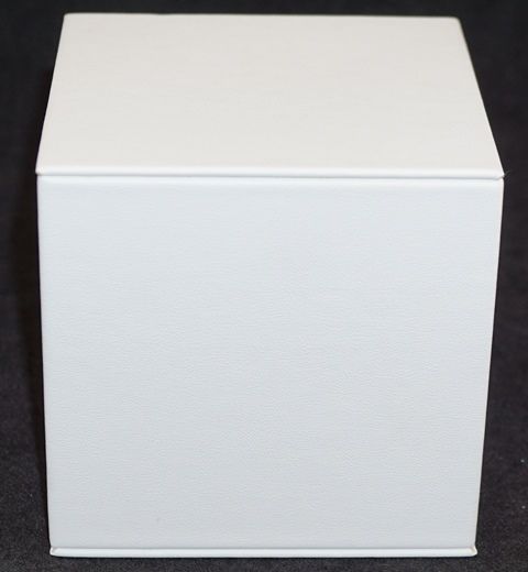 Buy DISPLAY CUBE WHITE VINYL SMALL in New Zealand - G&A Warburtons