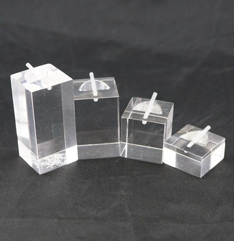 Buy 4 SQUARE RING STAND CLEAR PERSPEX in New Zealand - G&A Warburtons