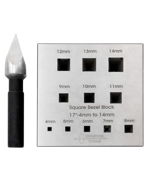 Buy Durston Bezel Block Square 4-14mm - 17° in New Zealand - G&A Warburtons