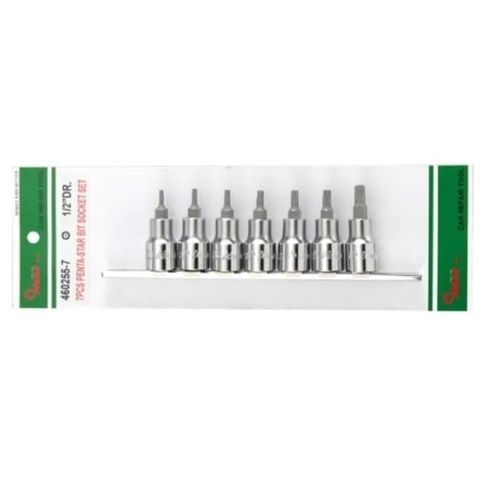 3/8" Drive 7 Piece TS10, TS15, TS20, TS25, TS27, TS30, TS40 Penta-Star ...