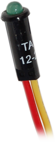 LED Indicator Light GREEN 12/24VDC