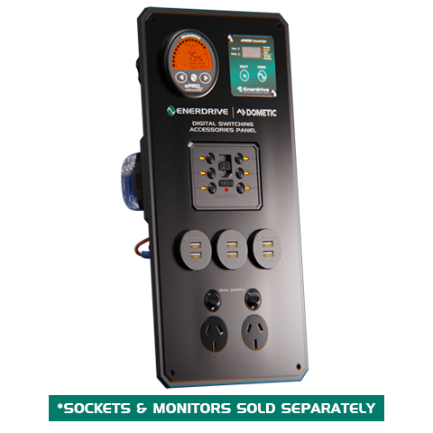 Garmin Digital Switching Panel W175 x H340mm with GPO (12v sockets ...