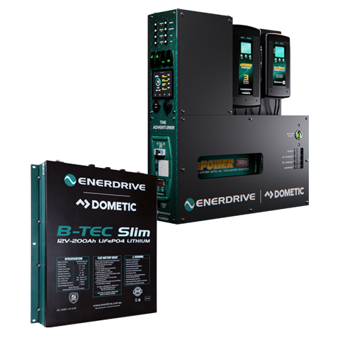 ADVENTURER 03 LEFT inc 200Ah SLIM BTEC Bundle