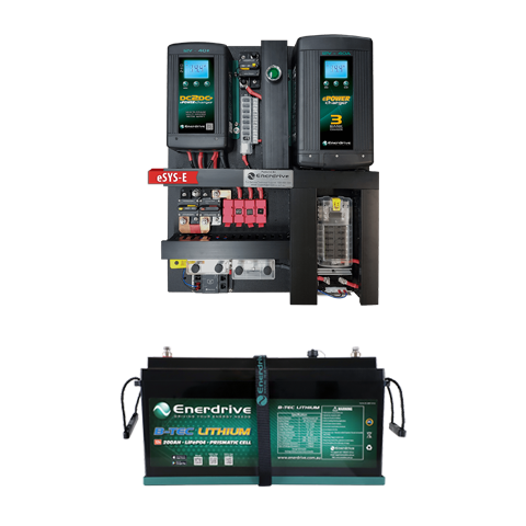 eSYSTEM 60/40 AC/DC, DUAL MPPT-40, 2.6K INV, EPRO+