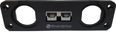 Panel Mount 50A Anderson Plug Holder and 2 Socket Holes