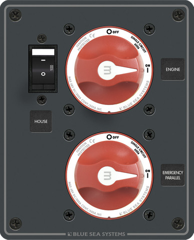 Dual Battery Bank Management Panel