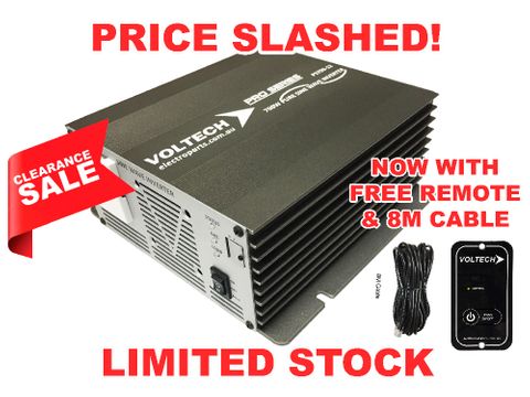 Pure sine wave inverter Pro Series Voltech 12V (700W)