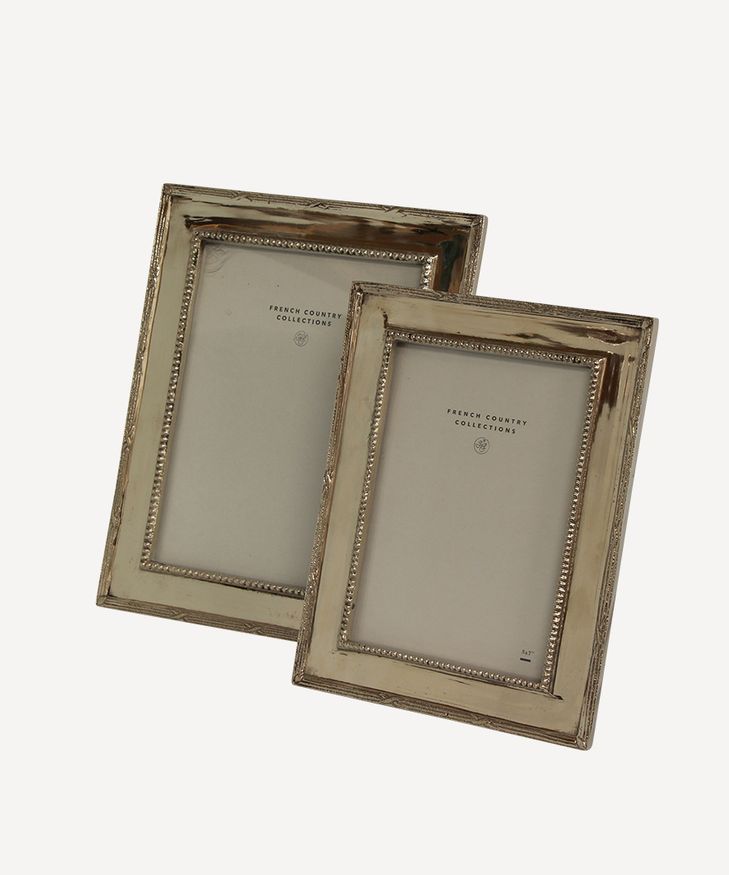 Beaded Nickel Frame 6x8" | French Country Collections