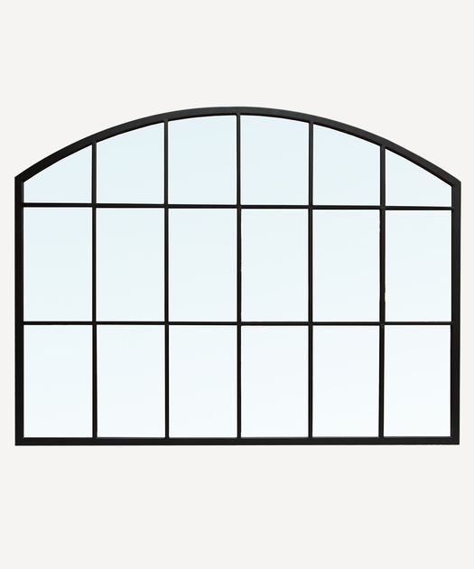 Mantle Arch Grid Mirror | French Country Collections