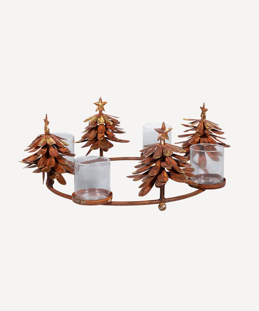 Rust Christmas Tree Centrepiece Large | French Country Collections