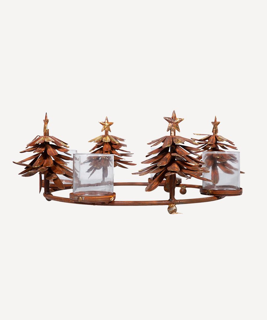 Rust Christmas Tree Centrepiece Large | French Country Collections