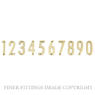 LETTERS & NUMBERS POLISHED BRASS