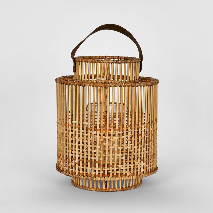 Kyra Rattan Lantern Medium Natural