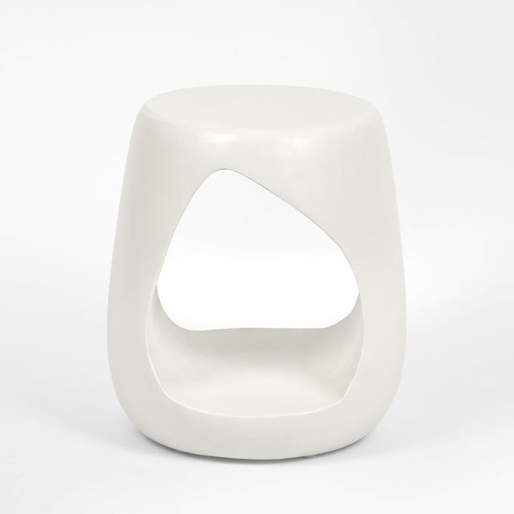 Cava Side Table White