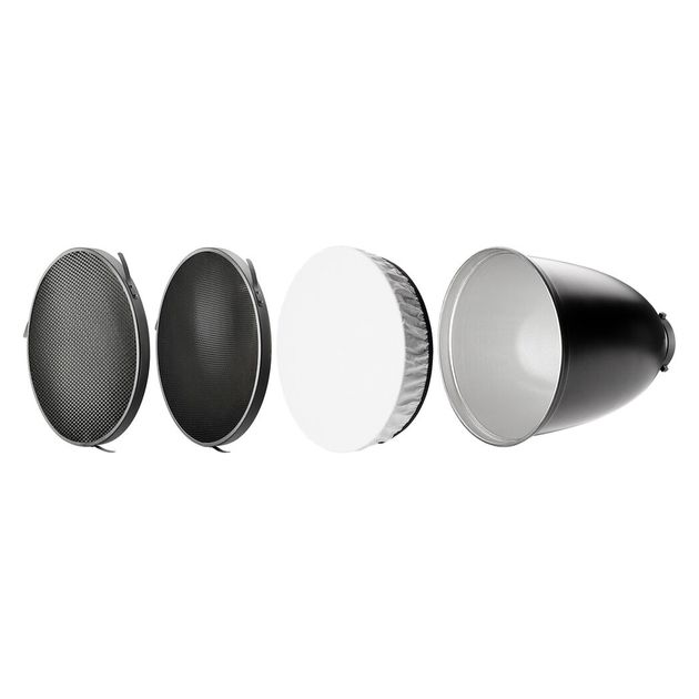 Westcott 45 Deg Deep Focus Reflector + 10 & 30° Honeycomb Grids & Diffuser