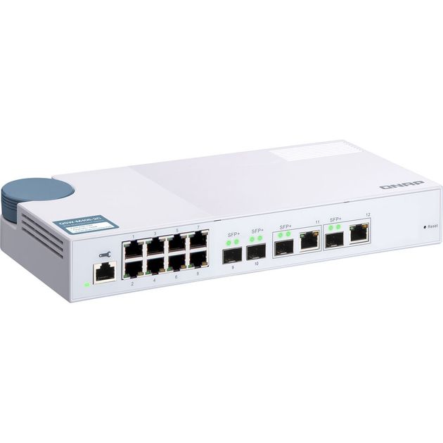 QNAP 12-Port WEB MANAGED SWITCH - QSW-M408-2C