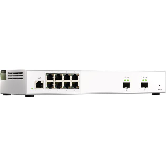 QNAP 10-Port WEB MANAGED SWITCH - QSW-M2108-2S