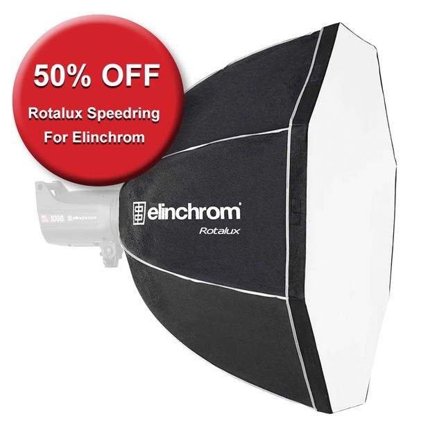 Elinchrom Rotalux Deep Octa 100 With 50% Off Speedring