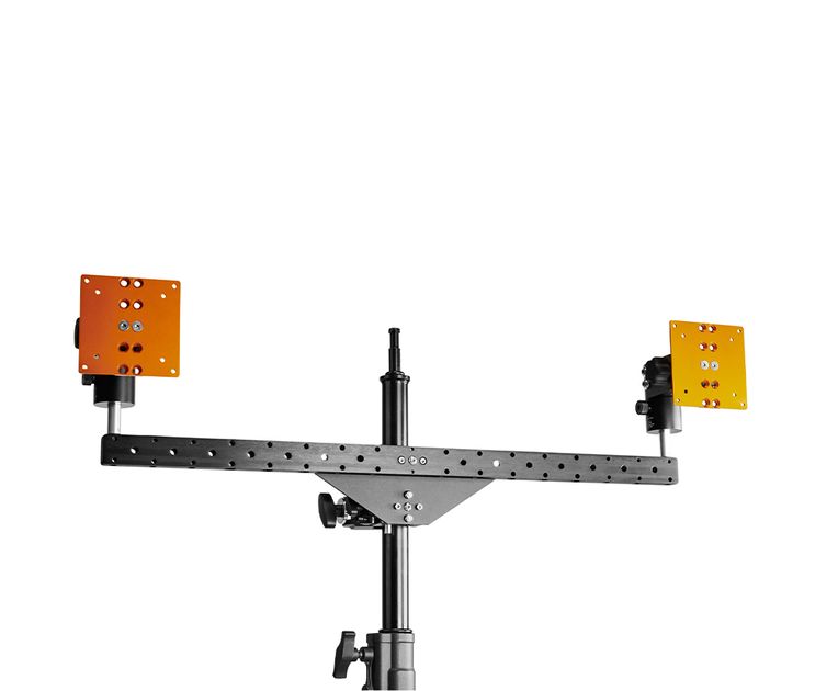 INOVATIV Dual Bar includes 2 Baby Pins & 2 Pro Monitor Mounts