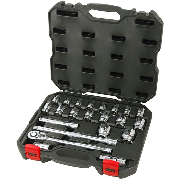 POWERBUILT 1/2DR 23PC. METRIC SOCKET SET