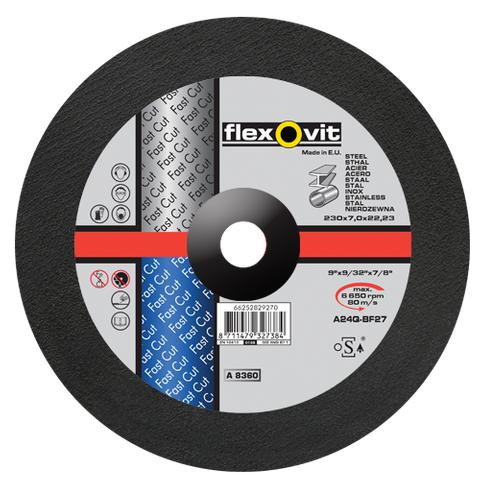 FLEXOVIT CUT OFF 230X1.9X22.2 M/INOX / 15230019