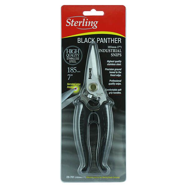 INDUSTRIAL SNIPS ''STERLING'' 7'' BLACK PANTHER ULTIMAX