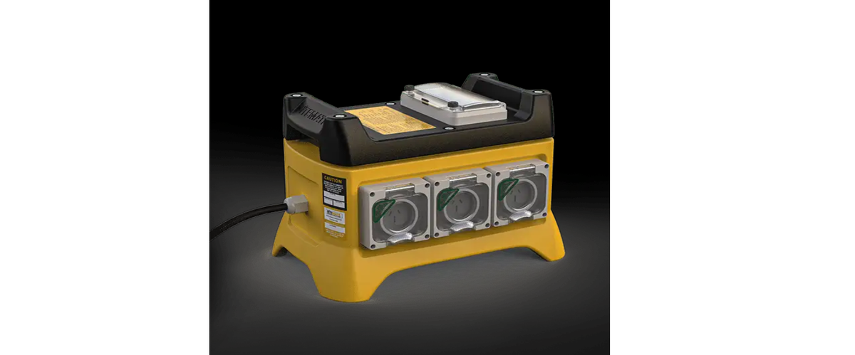 SITEMATE PORTABLE SOCKET OUTLET ASSEMBLY, 6 X 15 AMP OUTLETS WITH 10 ...