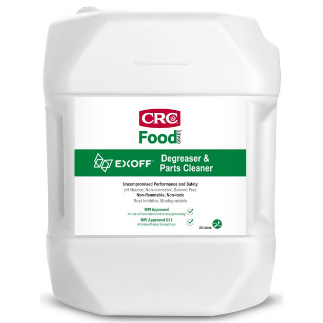 CRC EXOFF F/GRADE DEGREASE &PARTS CLEANER 20LTR