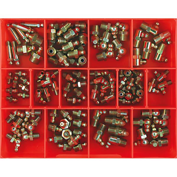 CHAMPION IMP. GREASE NIPPLE ASSORTMENT 113PC