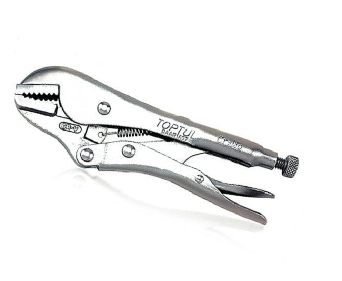 TOPTUL PLIER LOCKING STRAIGHT JAW 10''